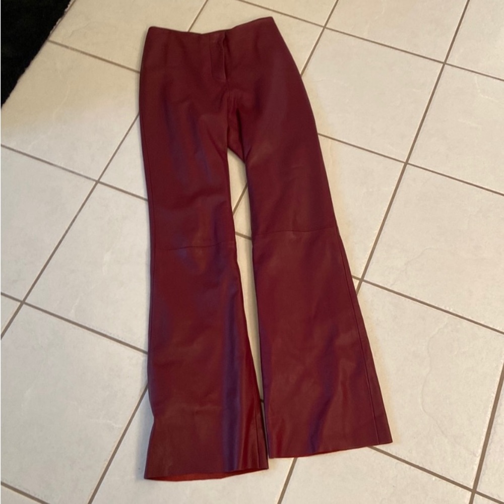 Margaret M Leather Pants - Gem